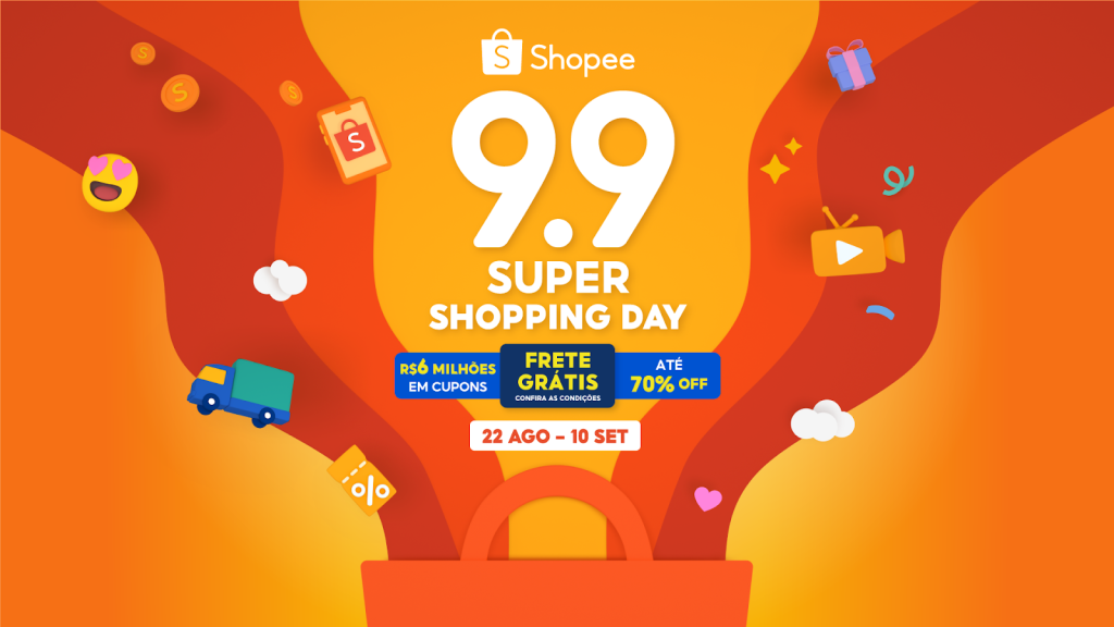Faltam 4 dias para o 9.9 Super Shopping Day da Shopee - CidadeMarketing