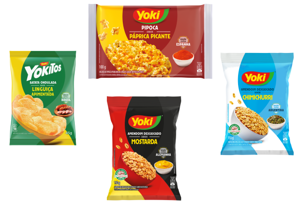 Em clima de Copa do Mundo, Yoki lança 4 novos snacks em edição especial ...