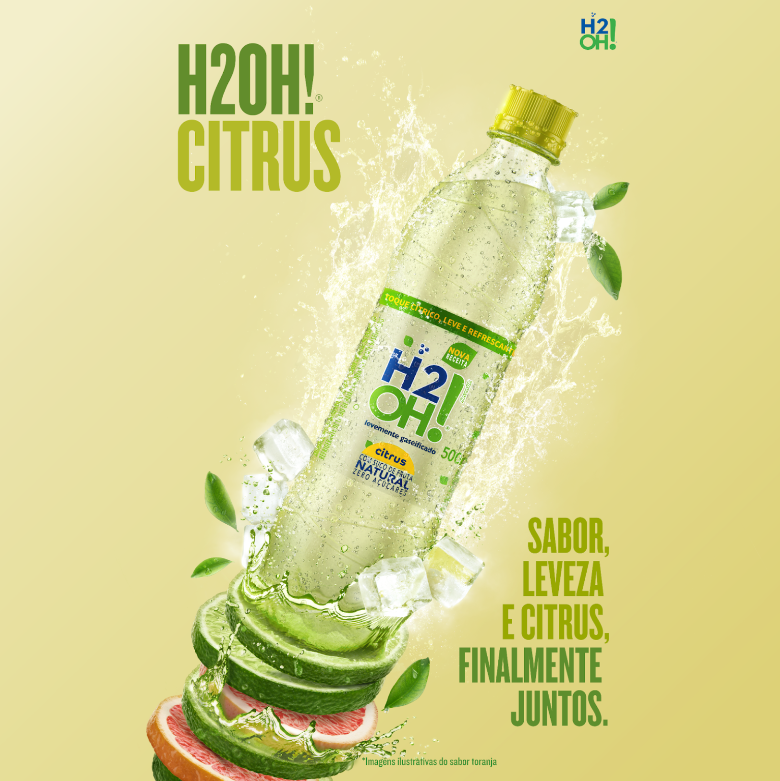 H2OH!® reforça sabor CITRUS no portfólio com campanha focada em ...