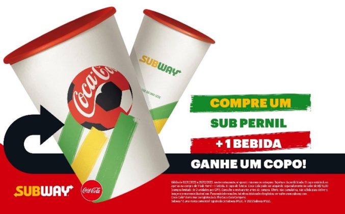 SUBWAY® entra no clima de Copa do Mundo em parceria com Coca-Cola ...