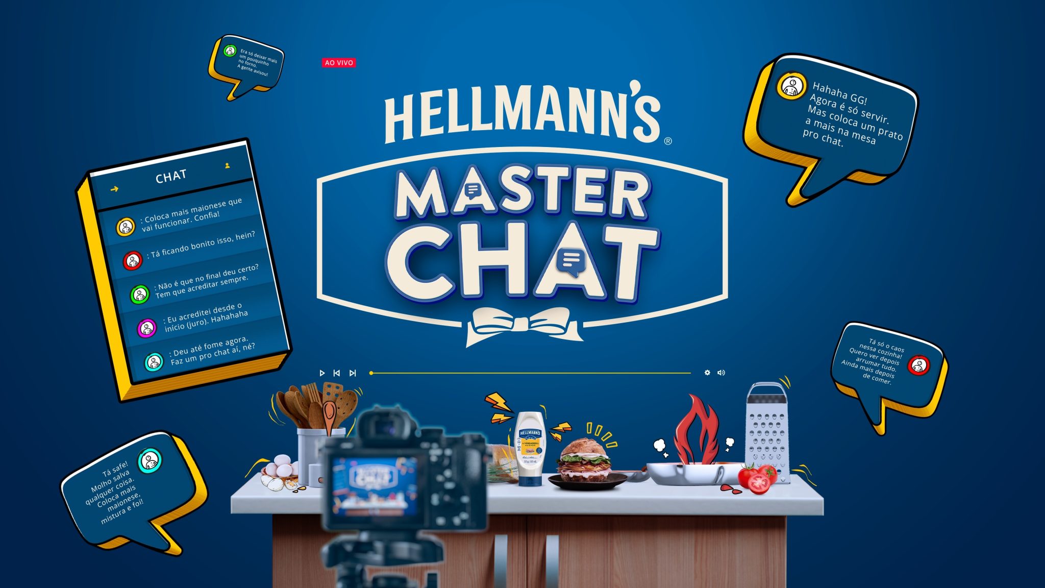 Hellmann's Masterchat: marca convida streamers a inovarem na cozinha e ...