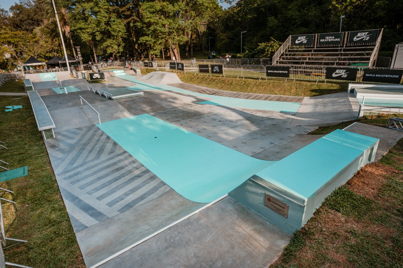 Nike, em parceria com a Urbia, inauguraram o primeiro skate park do ...