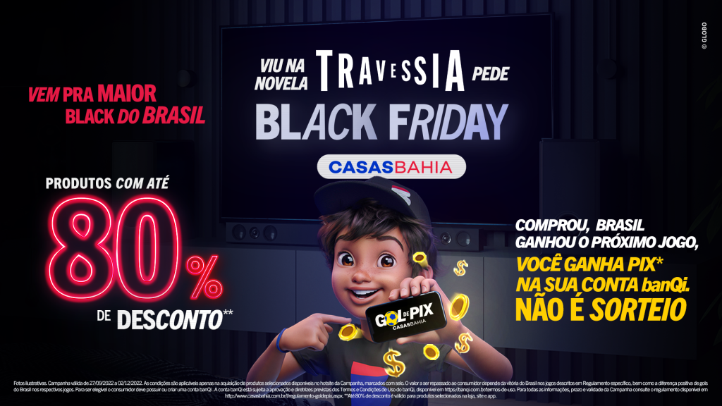 Na véspera da Black Friday, Casas Bahia divulga ação de merchandising ...