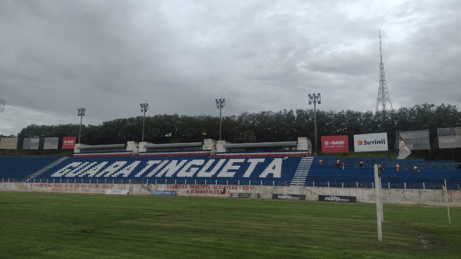 BASF e Suvinil revitalizam Estádio Municipal em Guaratinguetá para ...