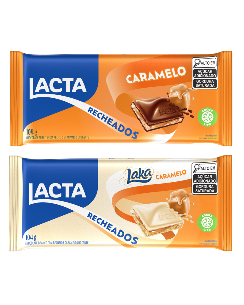 Lacta expande portfólio e lança novas barras de chocolate recheadas com ...
